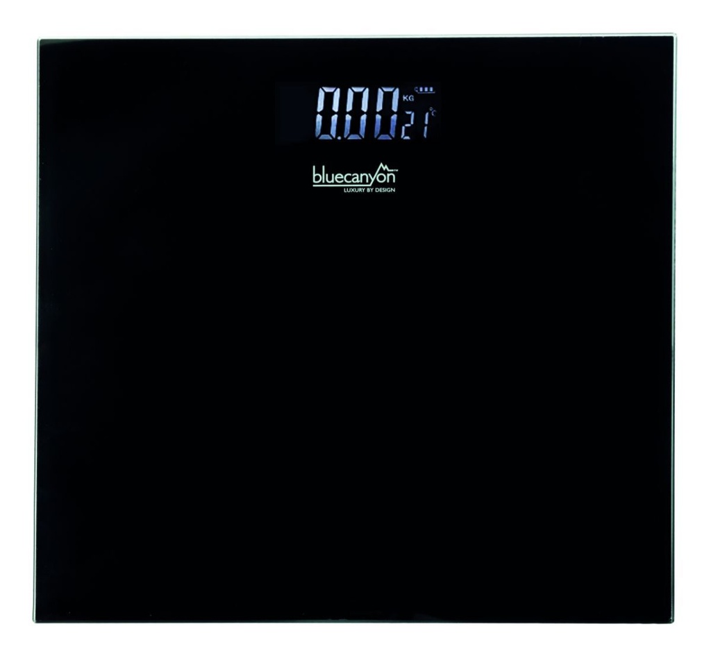 S Series Digital Bathroom Scales Black | Blue Casa